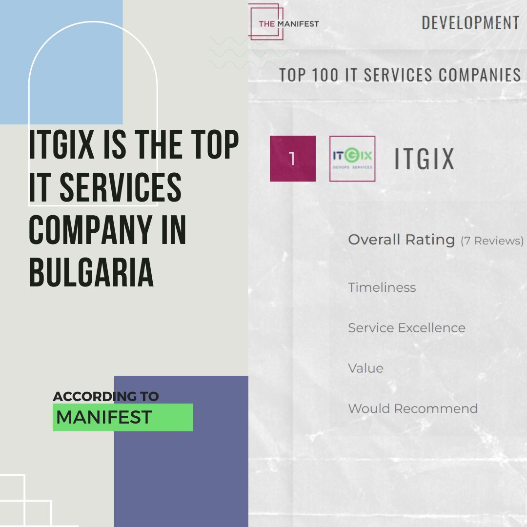 ITGix Ltd on LinkedIn: #itgix #devops #top100 #numberone #itservices # ... ITGix Ltd on LinkedIn: #itgix #devops #top100 #numberone #itservices # ...