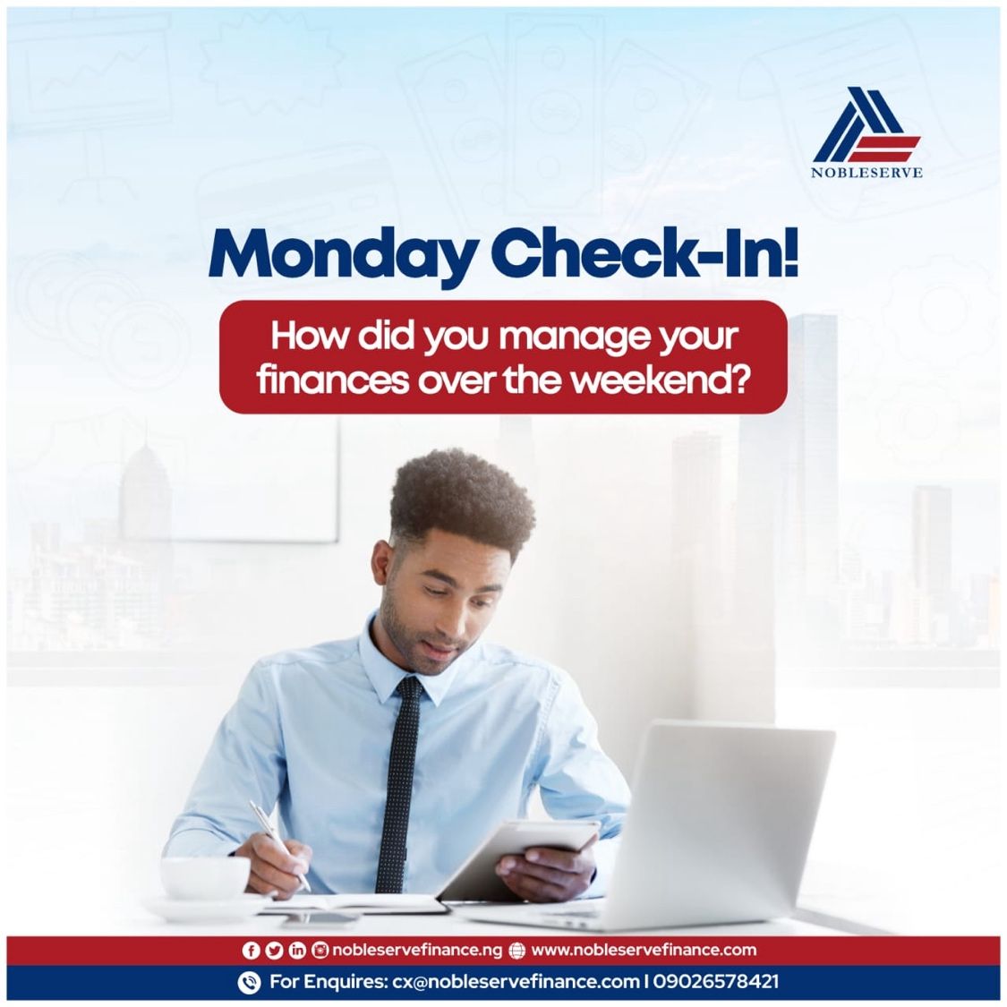 Nobleserve Finance Company Limited on LinkedIn: #nobleserve #finance # ... Nobleserve Finance Company Limited on LinkedIn: #nobleserve #finance # ...