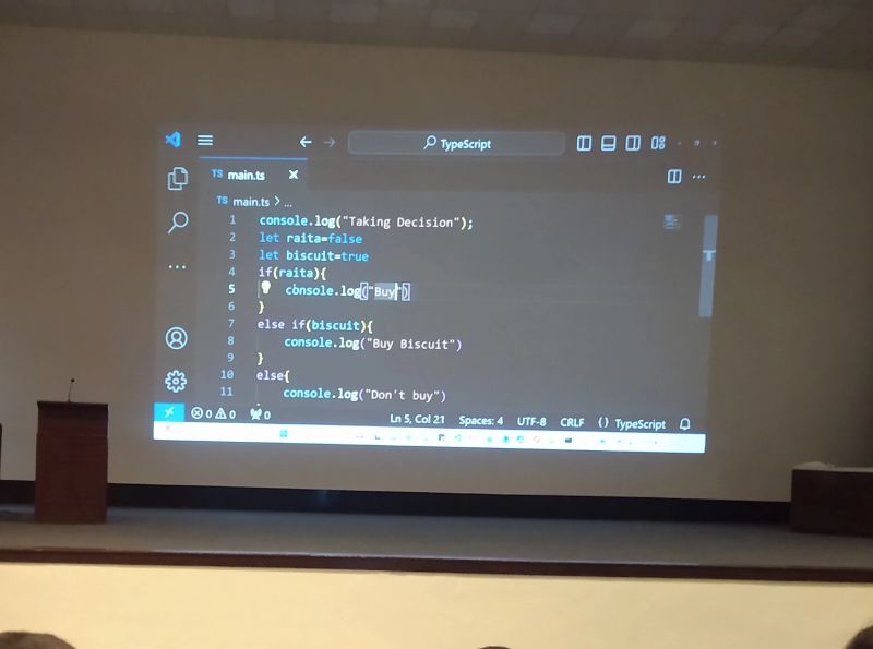 TypeScript conditional statements in TypeScript | Hammad Shah posted on ... TypeScript conditional statements in TypeScript | Hammad Shah posted on ...