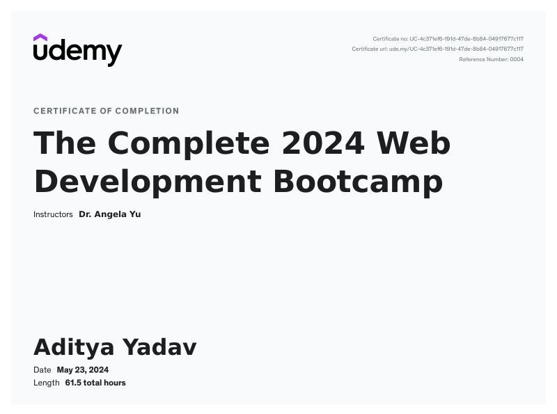 Aditya Yadav on LinkedIn: Hello connection , I finally completed this ... Aditya Yadav on LinkedIn: Hello connection , I finally completed this ...