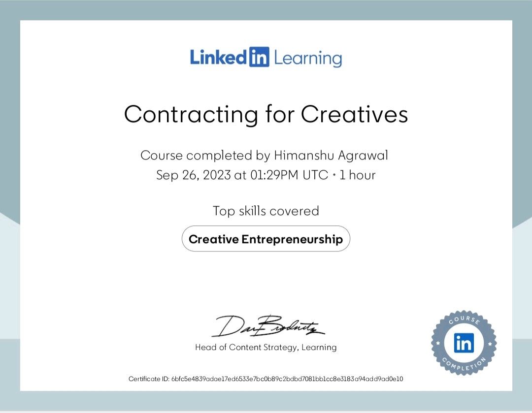 Himanshu Agrawal on LinkedIn: #contracting Himanshu Agrawal on LinkedIn: #contracting