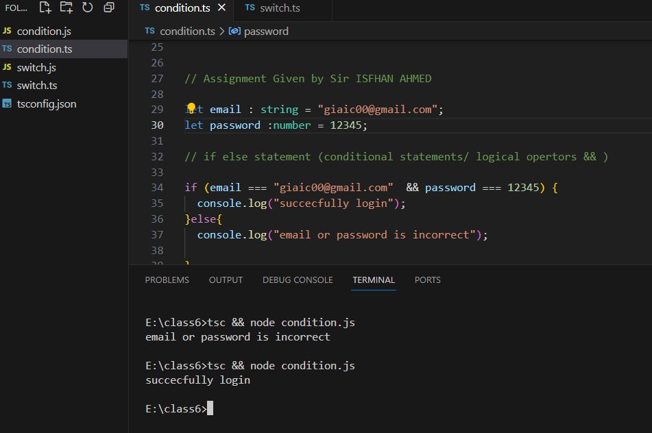 ERUM WARIS on LinkedIn: #giaic #coding #codingjourney #typescript ERUM WARIS on LinkedIn: #giaic #coding #codingjourney #typescript