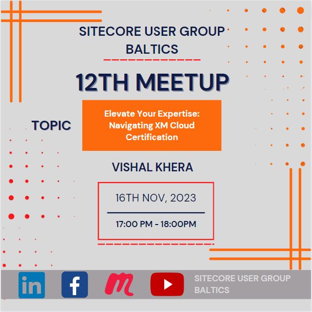 Sitecore User Group Baltics on LinkedIn: #cms #sitecore # ... Sitecore User Group Baltics on LinkedIn: #cms #sitecore # ...