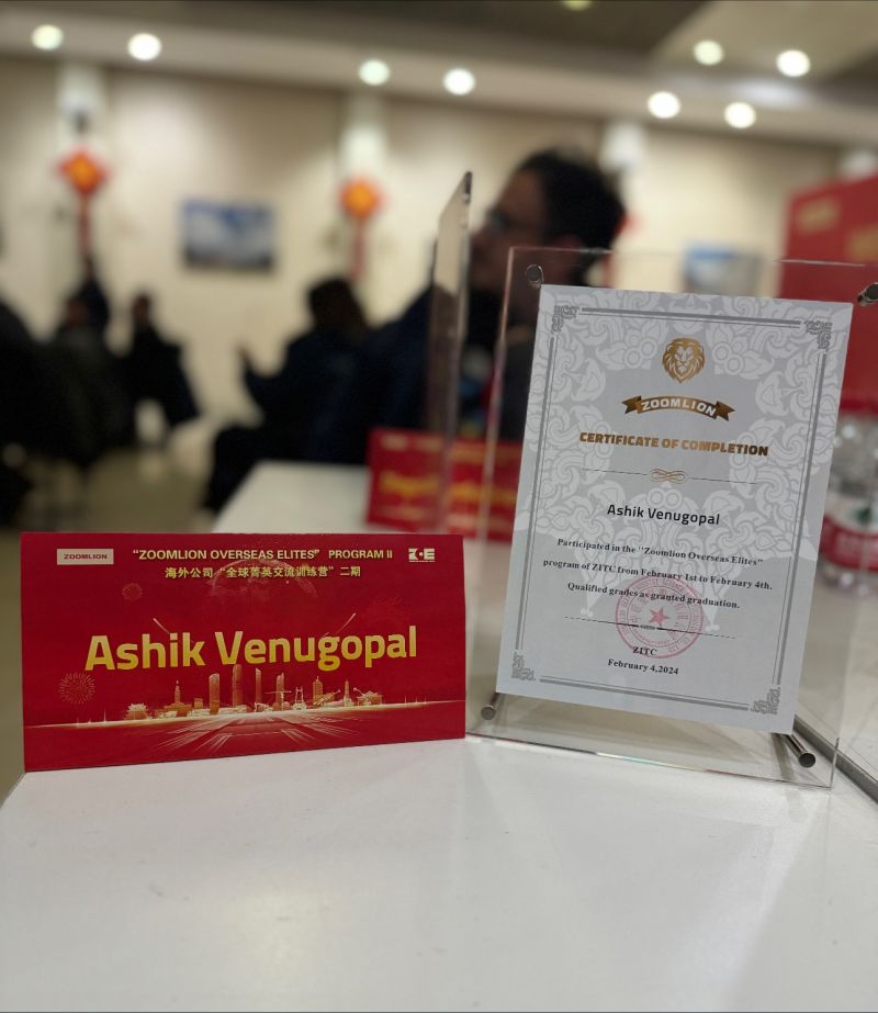Ashik Venugopal on LinkedIn: #zoomlion #china #trainingprogram # ... Ashik Venugopal on LinkedIn: #zoomlion #china #trainingprogram # ...