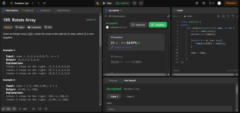 Lakshya Kumar Das on LinkedIn: #codingjourney #dsa #arrays # ... Lakshya Kumar Das on LinkedIn: #codingjourney #dsa #arrays # ...