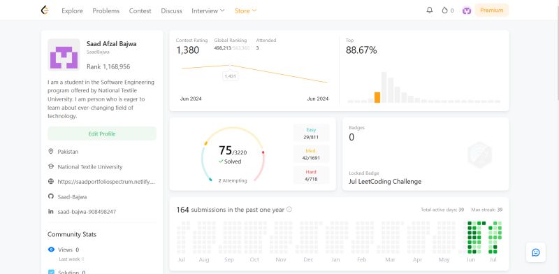 Saad Bajwa on LinkedIn: #leetcode #codingchallenge #techskills # ... Saad Bajwa on LinkedIn: #leetcode #codingchallenge #techskills # ...