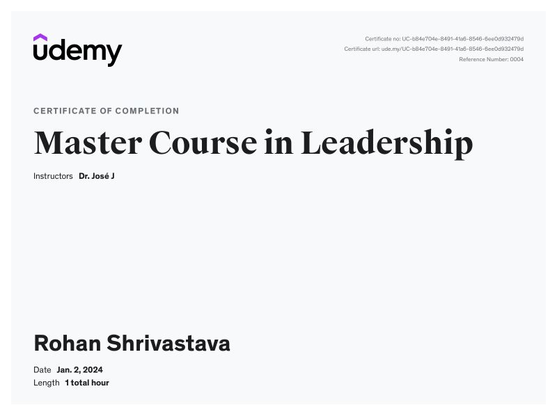 Completed Udemy's Completed Udemy's