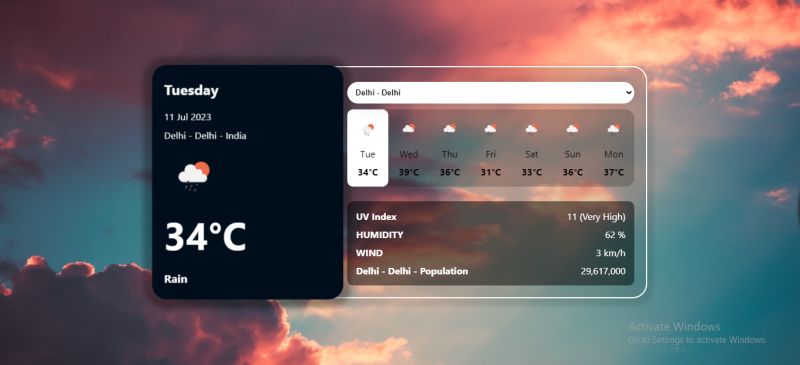 Yash Kumar on LinkedIn: WEATHER APP - A react weather app where the ... Yash Kumar on LinkedIn: WEATHER APP - A react weather app where the ...
