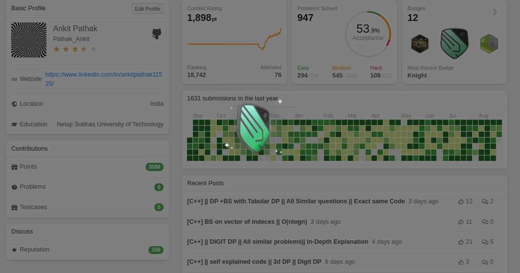 Ankit Pathak on LinkedIn: #leetcode #dsa #knight #leetcode # ... Ankit Pathak on LinkedIn: #leetcode #dsa #knight #leetcode # ...