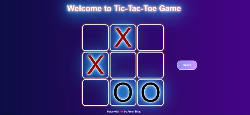 Aryan Bhati on LinkedIn: #javascript #tictactoe #webdevelopment # ... Aryan Bhati on LinkedIn: #javascript #tictactoe #webdevelopment # ...