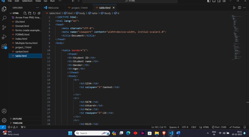 Sanket Patil on LinkedIn: #html Sanket Patil on LinkedIn: #html