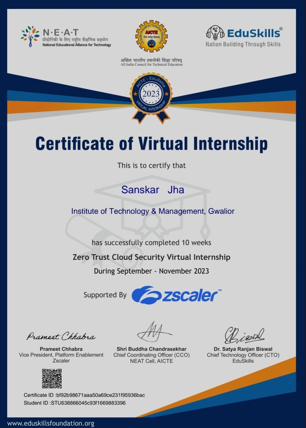 Sanskar Jha on LinkedIn: #aicte #aicteinternship #aicteneat #aicte # ... Sanskar Jha on LinkedIn: #aicte #aicteinternship #aicteneat #aicte # ...