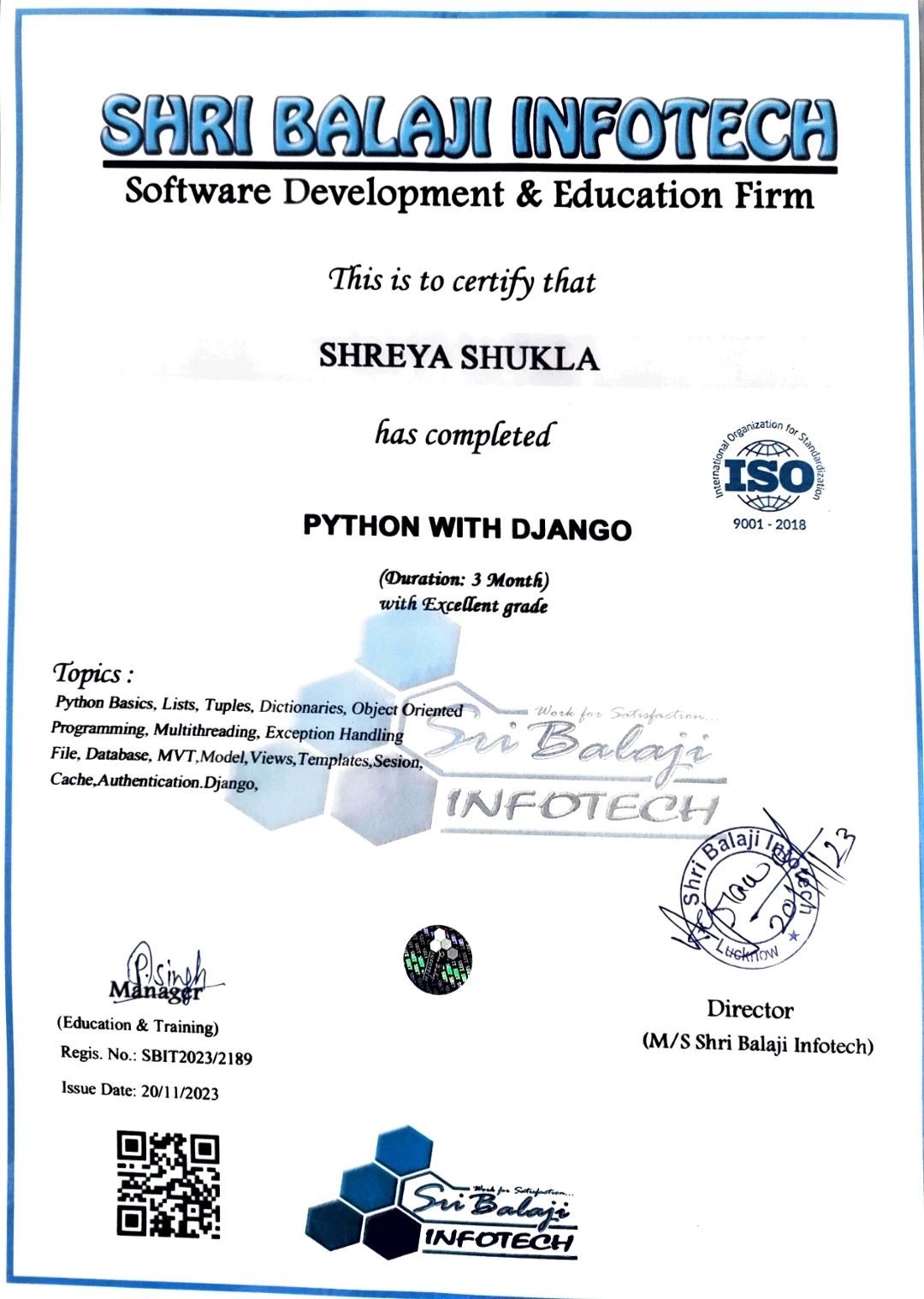 Shreya Shukla on LinkedIn: #pythonprogramming #django #pythondeveloper ... Shreya Shukla on LinkedIn: #pythonprogramming #django #pythondeveloper ...