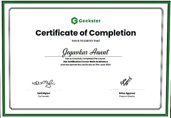 Aditi Jegavkar on LinkedIn: #sql #certification #datamanagement # ... Aditi Jegavkar on LinkedIn: #sql #certification #datamanagement # ...