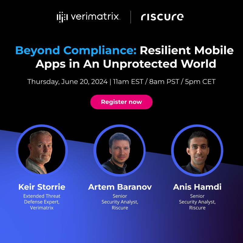 Verimatrix on LinkedIn: Are you joining Artem Baranov and Anis Hamdi ... Verimatrix on LinkedIn: Are you joining Artem Baranov and Anis Hamdi ...