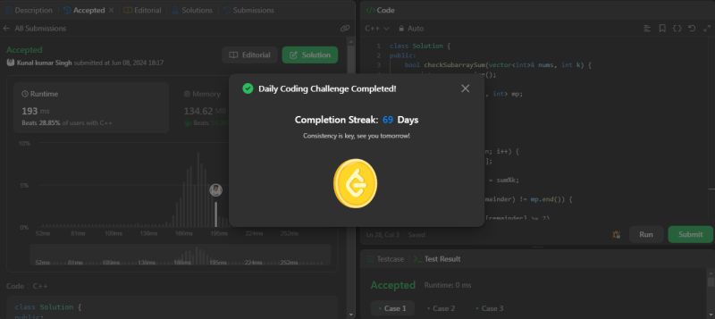 Kunal Kumar Singh on LinkedIn: #100daysofcode #leetcode #dedication #potd Kunal Kumar Singh on LinkedIn: #100daysofcode #leetcode #dedication #potd