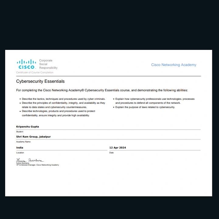Kripanshu Gupta on LinkedIn: #cisco #certification #networking # ... Kripanshu Gupta on LinkedIn: #cisco #certification #networking # ...