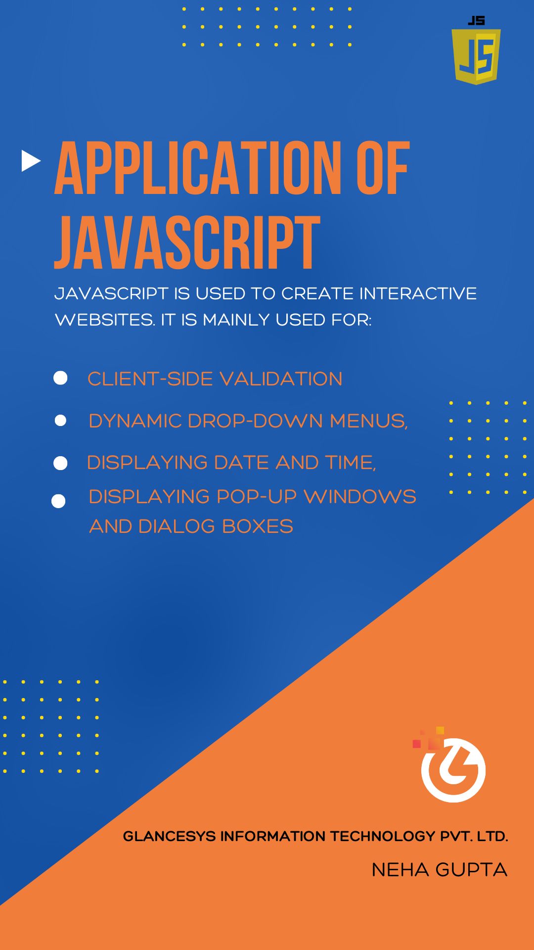 Neha Gupta on LinkedIn: #learnjavascript #javascriptdeveloper # ... Neha Gupta on LinkedIn: #learnjavascript #javascriptdeveloper # ...