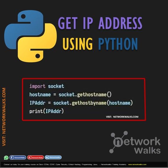 Zaheer Ul Hassan on LinkedIn: Get IP address using Python Zaheer Ul Hassan on LinkedIn: Get IP address using Python