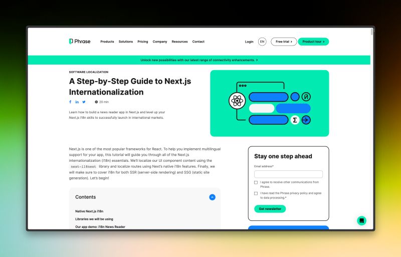 Vaibhav Khulbe on LinkedIn: #nextjs #localization #internationalization ... Vaibhav Khulbe on LinkedIn: #nextjs #localization #internationalization ...