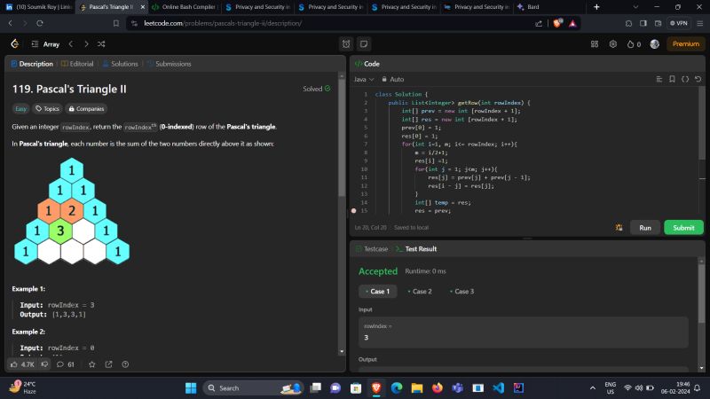 Day 23 of my 180-day code challenge: Navigating Leet Code | Soumik Roy ... Day 23 of my 180-day code challenge: Navigating Leet Code | Soumik Roy ...