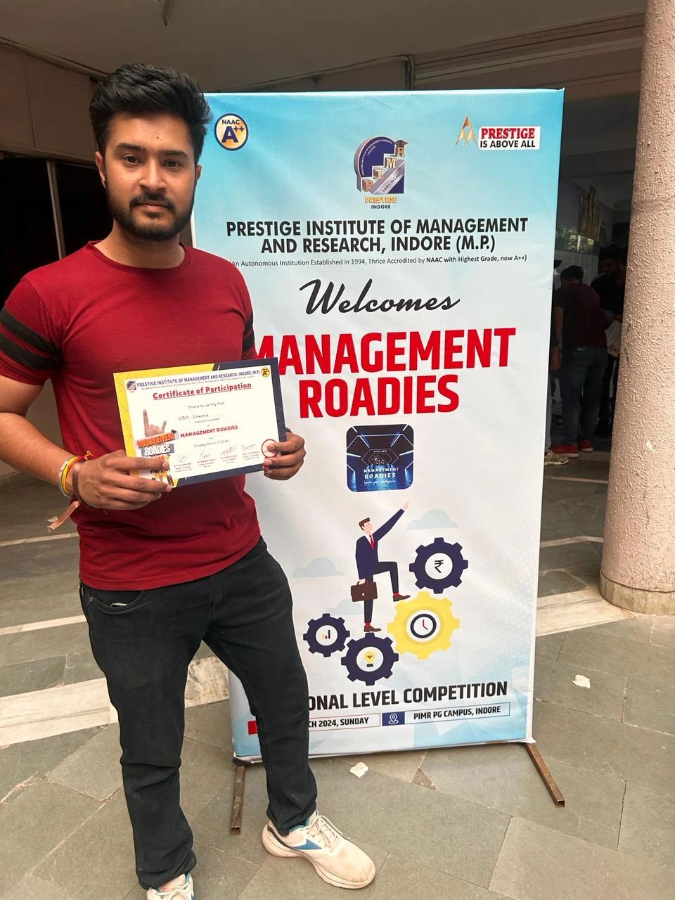 Nihit Sharma on LinkedIn: #managementroadies #event #prestige #college ... Nihit Sharma on LinkedIn: #managementroadies #event #prestige #college ...
