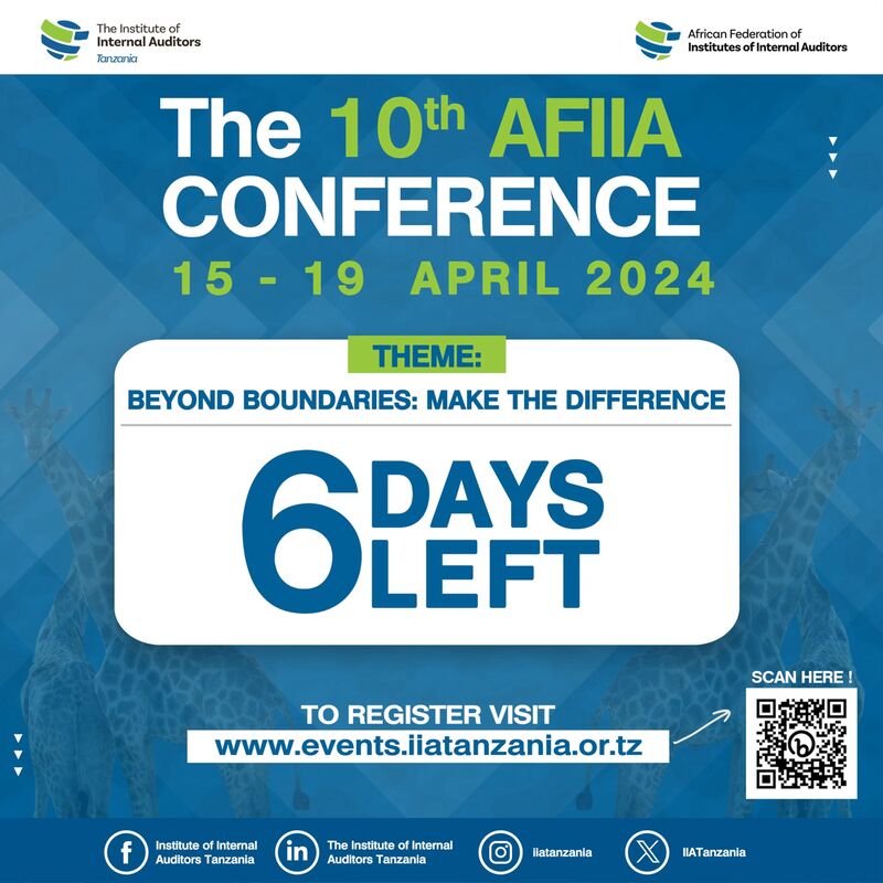The Institute of Internal Auditors Tanzania - IIA Tanzania on LinkedIn ... The Institute of Internal Auditors Tanzania - IIA Tanzania on LinkedIn ...