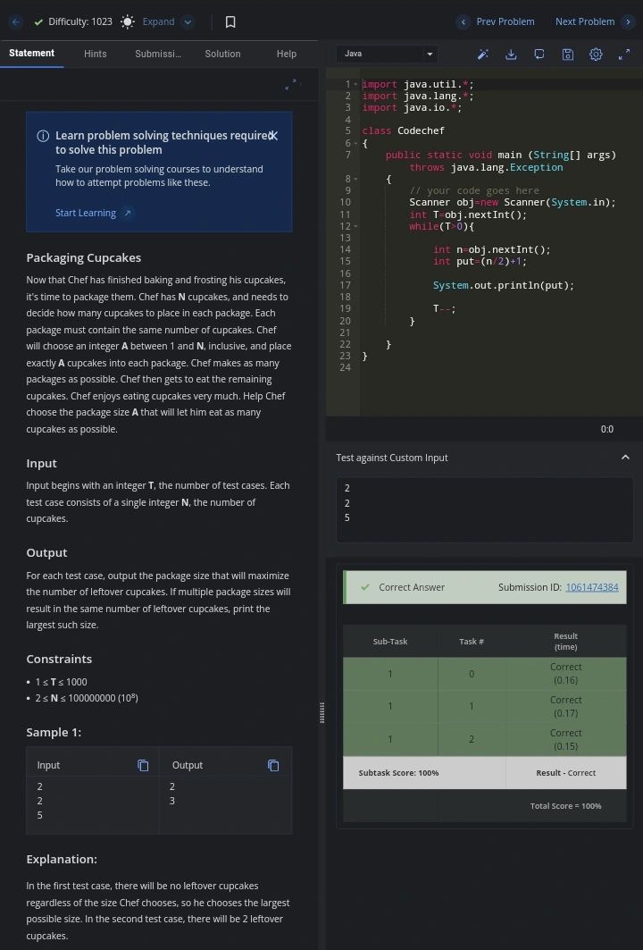 Ayush Dewangan on LinkedIn: #codechef Ayush Dewangan on LinkedIn: #codechef