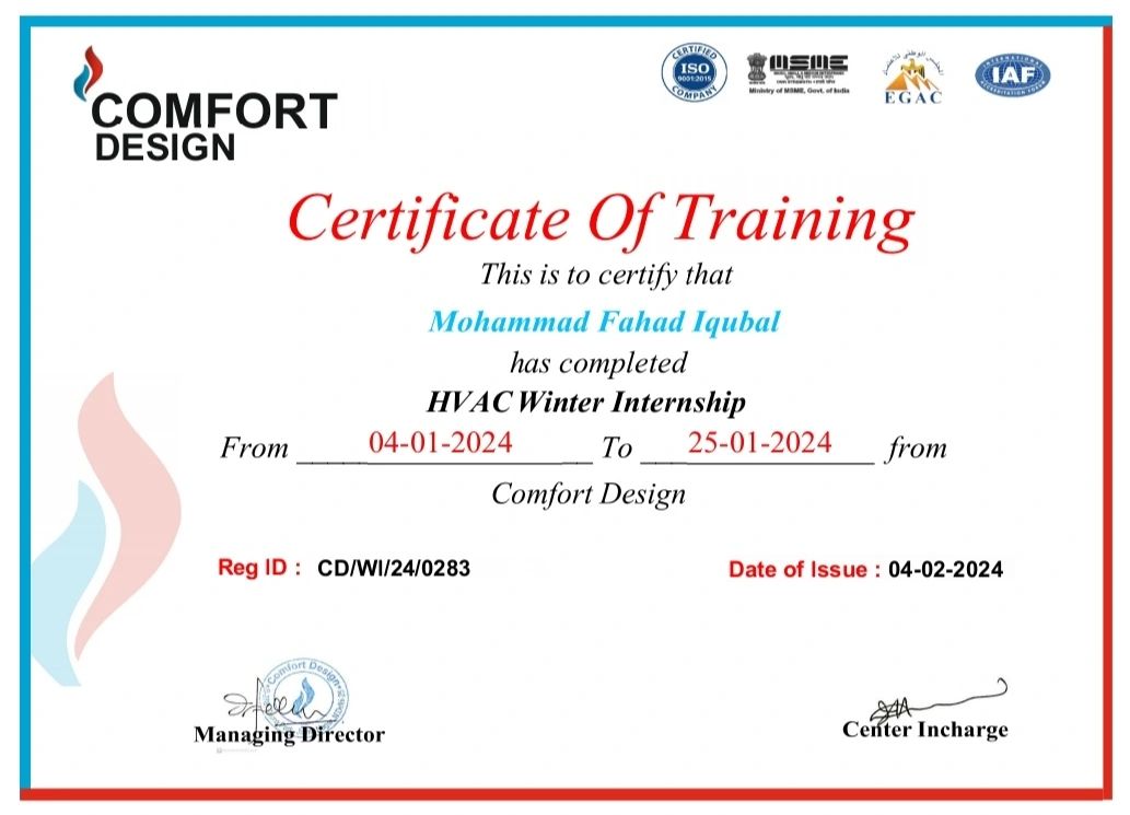 Mohammad Fahad Iqubal on LinkedIn: Alhamdulillah completed the course ... Mohammad Fahad Iqubal on LinkedIn: Alhamdulillah completed the course ...
