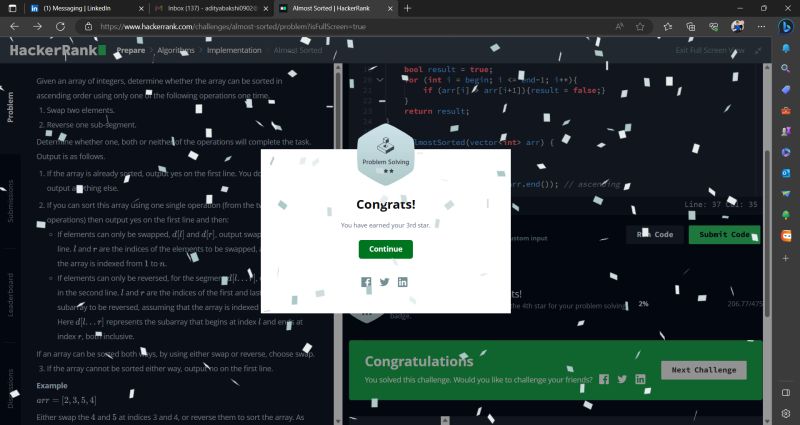 Aditya Bakshi on LinkedIn: #problemsolving #coder #developer #cpp # ... Aditya Bakshi on LinkedIn: #problemsolving #coder #developer #cpp # ...