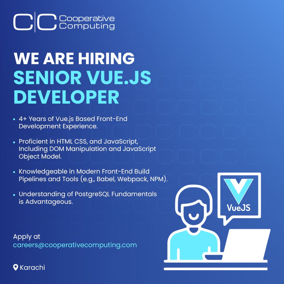 Kainat Rashid on LinkedIn: #vuejs #cooperativecomputing #hiring #tech Kainat Rashid on LinkedIn: #vuejs #cooperativecomputing #hiring #tech