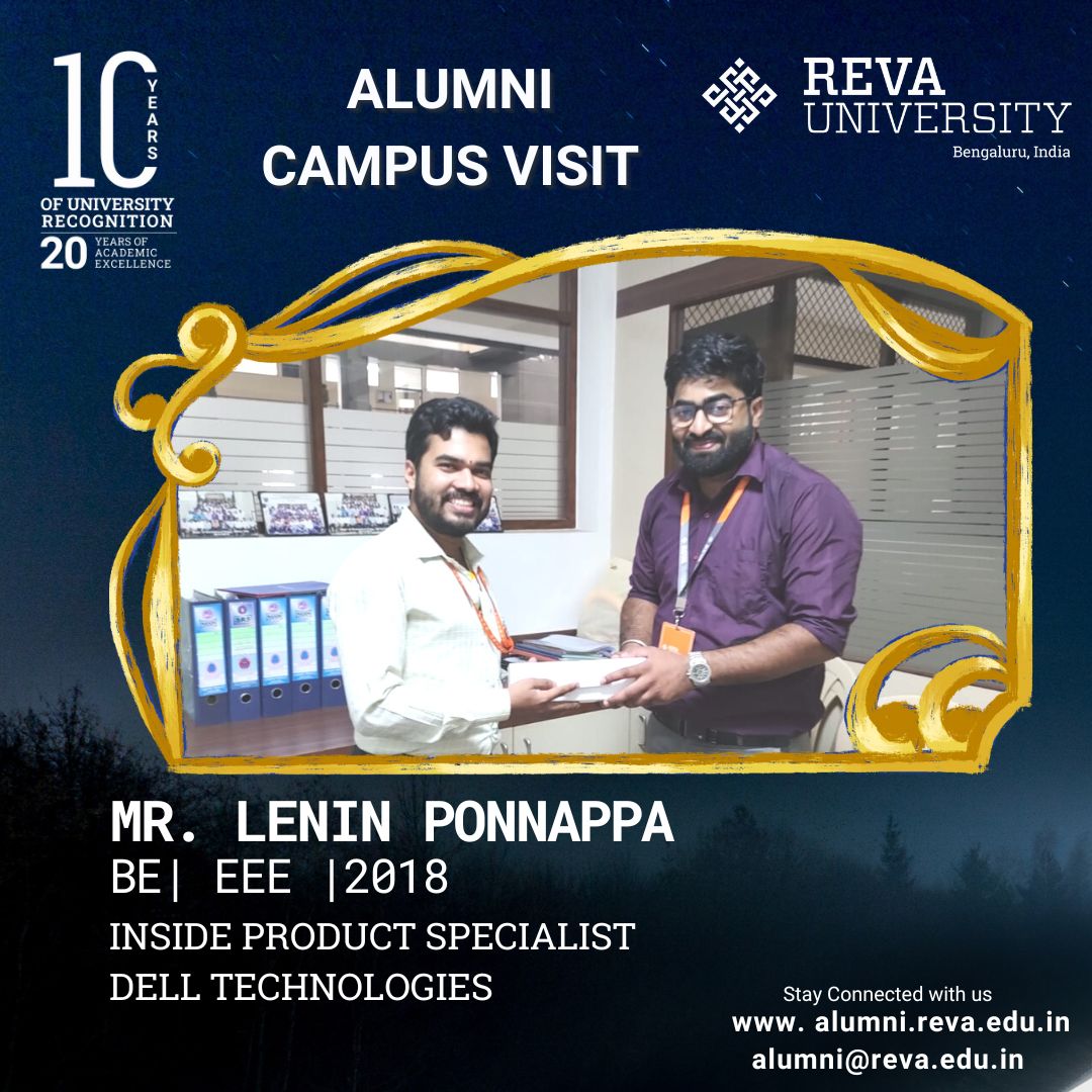 Lenin Ponnappa on LinkedIn: #revauniversity Lenin Ponnappa on LinkedIn: #revauniversity