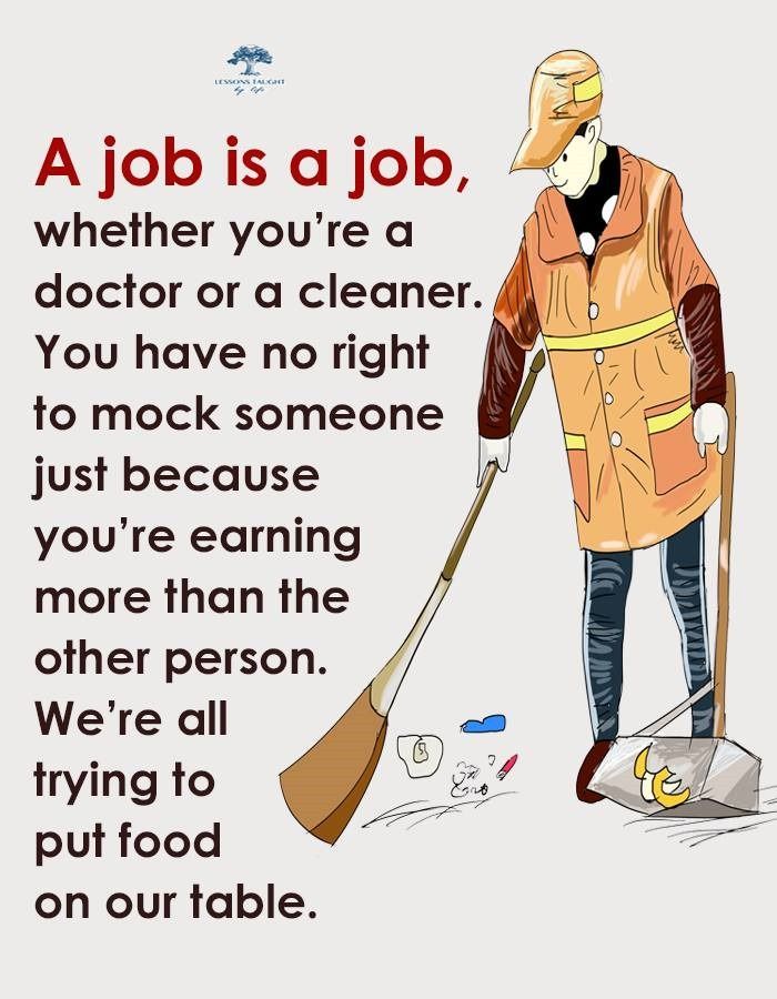 Rehan Khan on LinkedIn: Respect Every Job Rehan Khan on LinkedIn: Respect Every Job