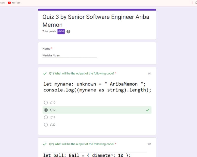Warisha Akram on LinkedIn: #typescript #coding #learningjourney # ... Warisha Akram on LinkedIn: #typescript #coding #learningjourney # ...