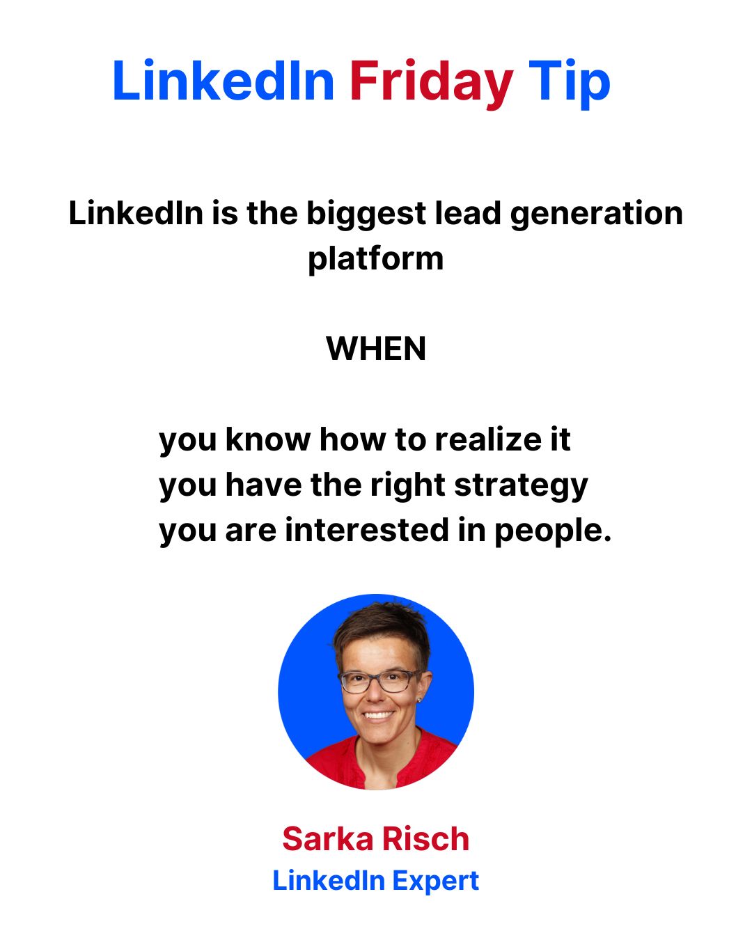 Sarka Risch posted on LinkedIn Sarka Risch posted on LinkedIn