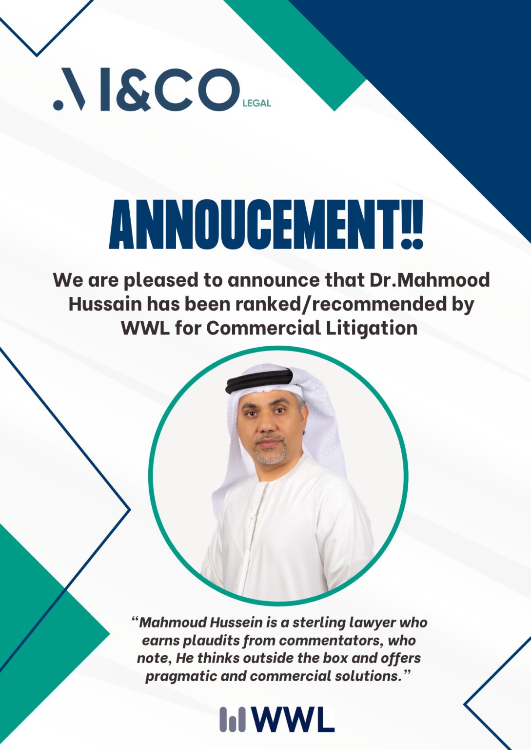 Dr Mahmood Hussain on LinkedIn: #wwl #commerciallitgation #recognition ... Dr Mahmood Hussain on LinkedIn: #wwl #commerciallitgation #recognition ...