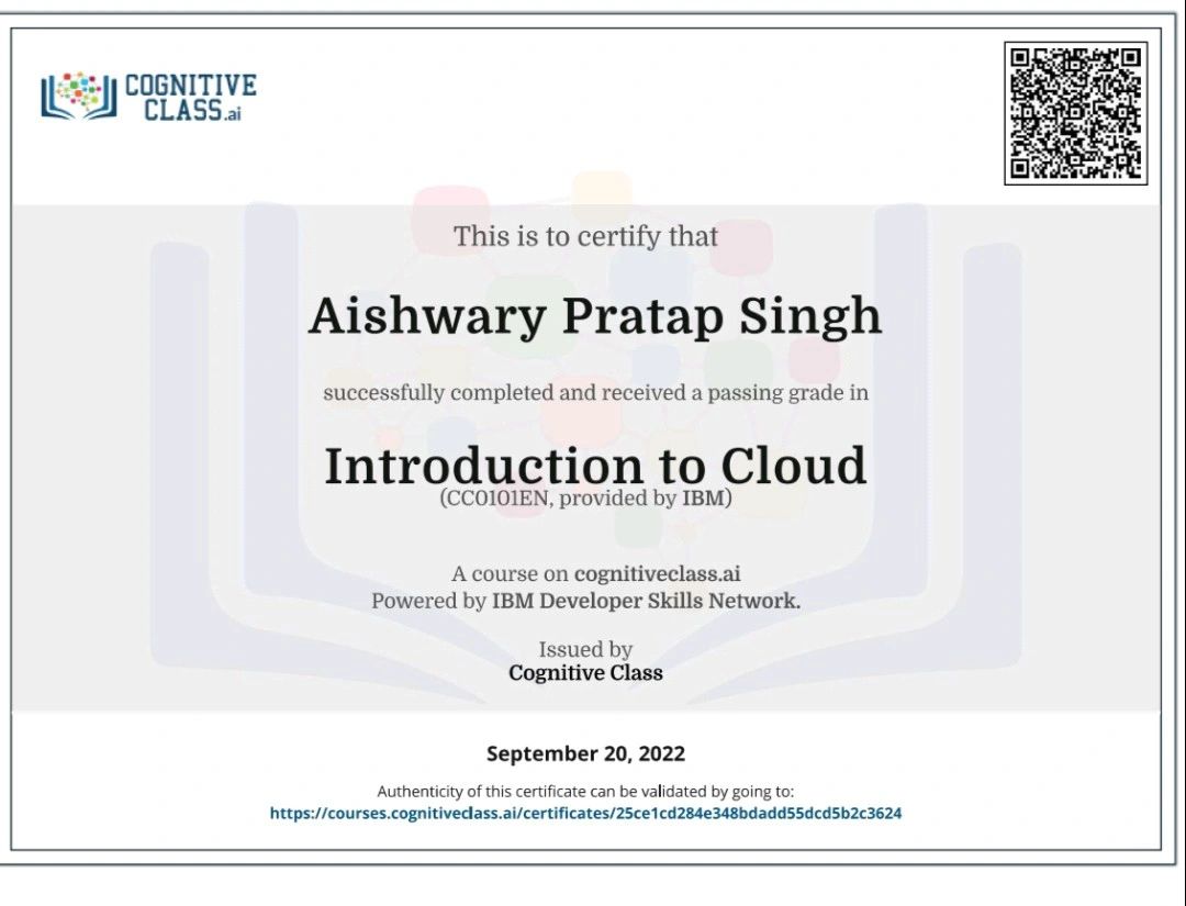 Aishwary Pratap Singh on LinkedIn: #ibm #cloud Aishwary Pratap Singh on LinkedIn: #ibm #cloud