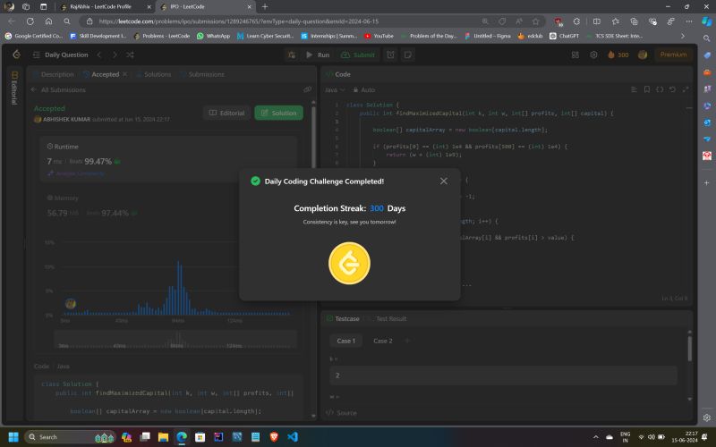 Celebrating 300 days of LeetCode journey | Abhishek Kumar posted on the ... Celebrating 300 days of LeetCode journey | Abhishek Kumar posted on the ...
