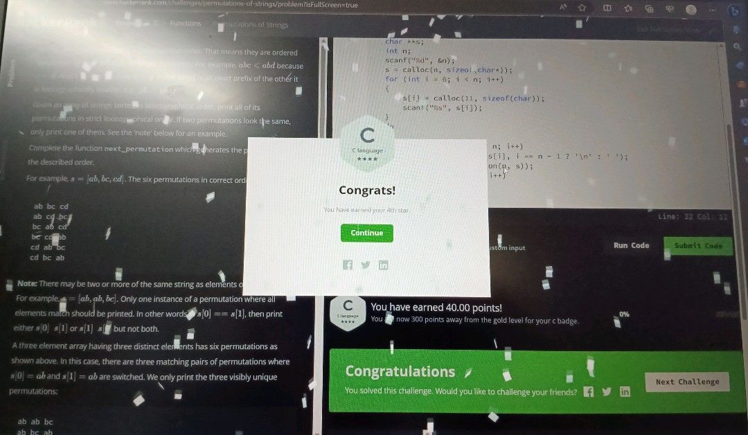KRISHNESH TIWARI on LinkedIn: #hackerrank #cprogramminglanguage | 14 ... KRISHNESH TIWARI on LinkedIn: #hackerrank #cprogramminglanguage | 14 ...