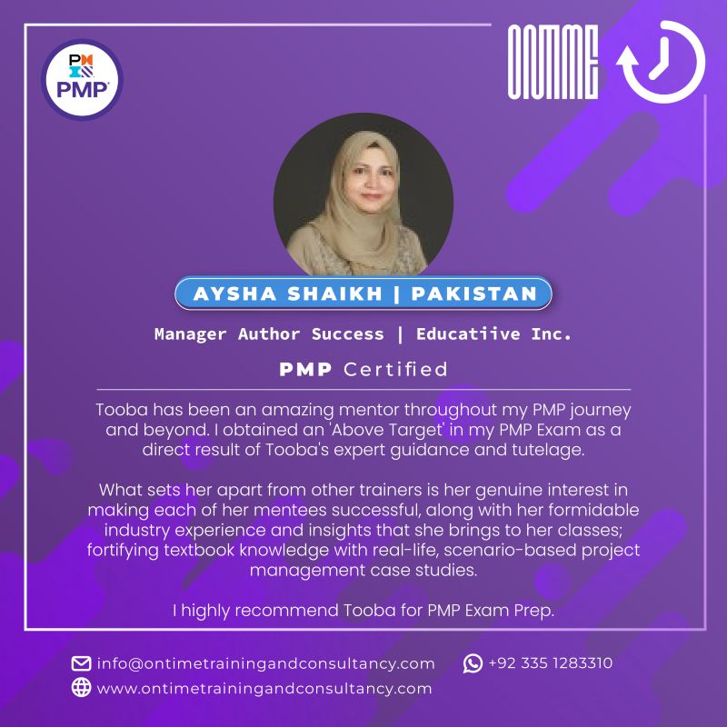 Tooba Mirza on LinkedIn: #pfmp #pgmp #pmp #p3 #pmi #pminstitute # ... Tooba Mirza on LinkedIn: #pfmp #pgmp #pmp #p3 #pmi #pminstitute # ...