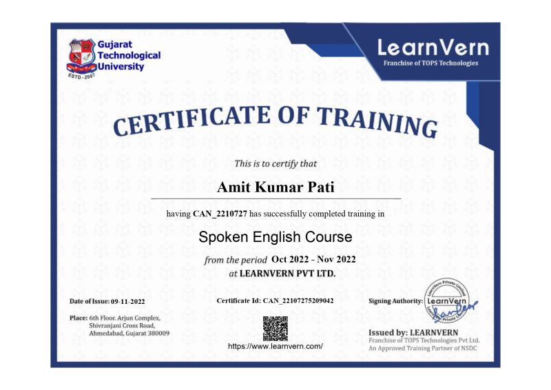 Amit Kumar Pati on LinkedIn: #spokenenglish #learnvern Amit Kumar Pati on LinkedIn: #spokenenglish #learnvern