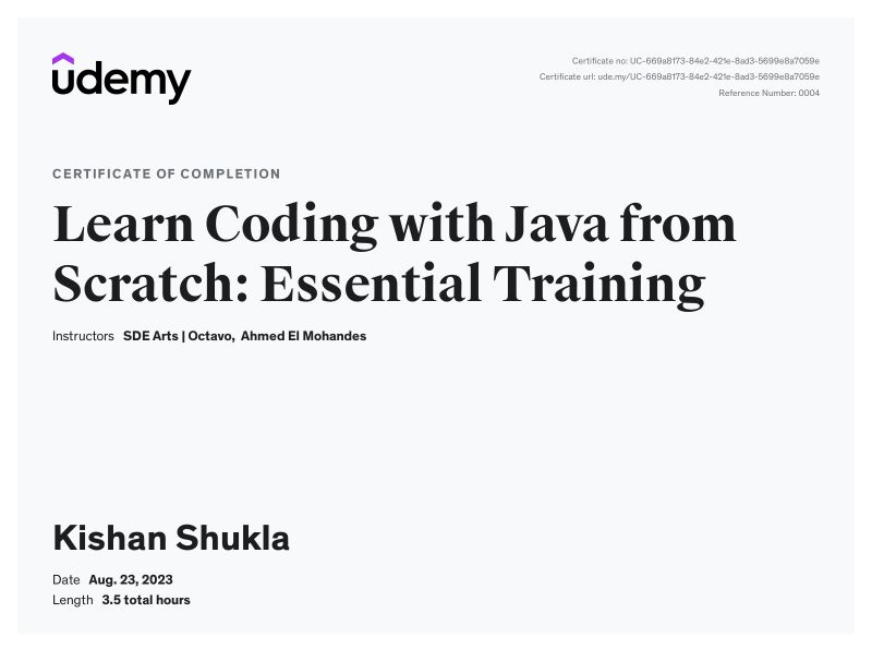 Kishan Shukla on LinkedIn: #java #programming #learningjourney # ... Kishan Shukla on LinkedIn: #java #programming #learningjourney # ...