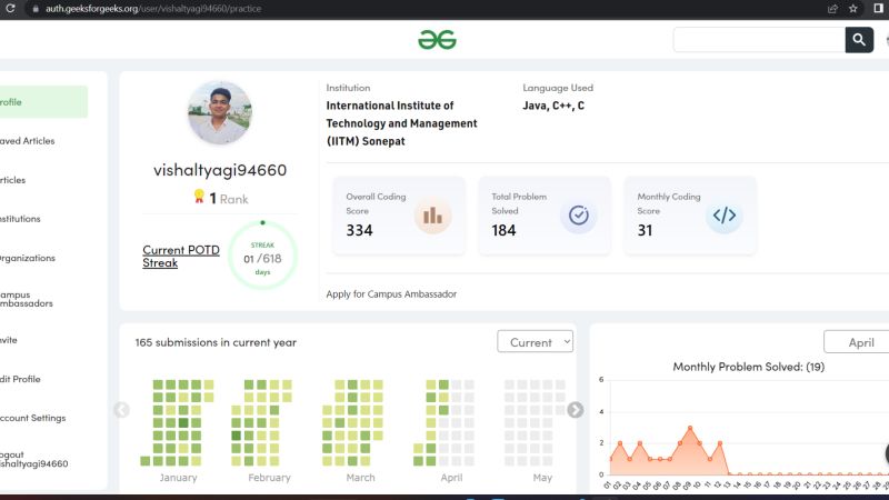 Vishal Tyagi on LinkedIn: #100daysofcodechallenge ... Vishal Tyagi on LinkedIn: #100daysofcodechallenge ...