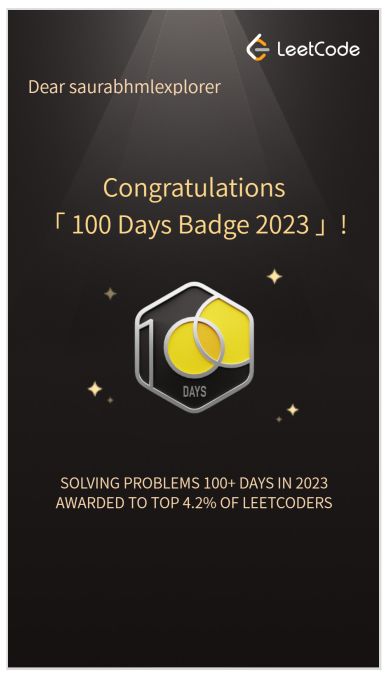 Saurabh Kumar Yadav on LinkedIn: #leetcode #100daysofcode # ... Saurabh Kumar Yadav on LinkedIn: #leetcode #100daysofcode # ...