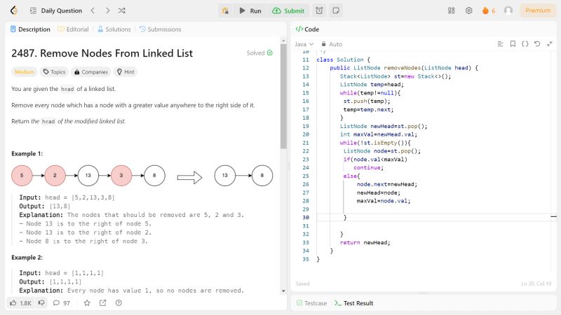 Kumari Sonam Singh on LinkedIn: #100dayofcodechallenge #leetcode Kumari Sonam Singh on LinkedIn: #100dayofcodechallenge #leetcode