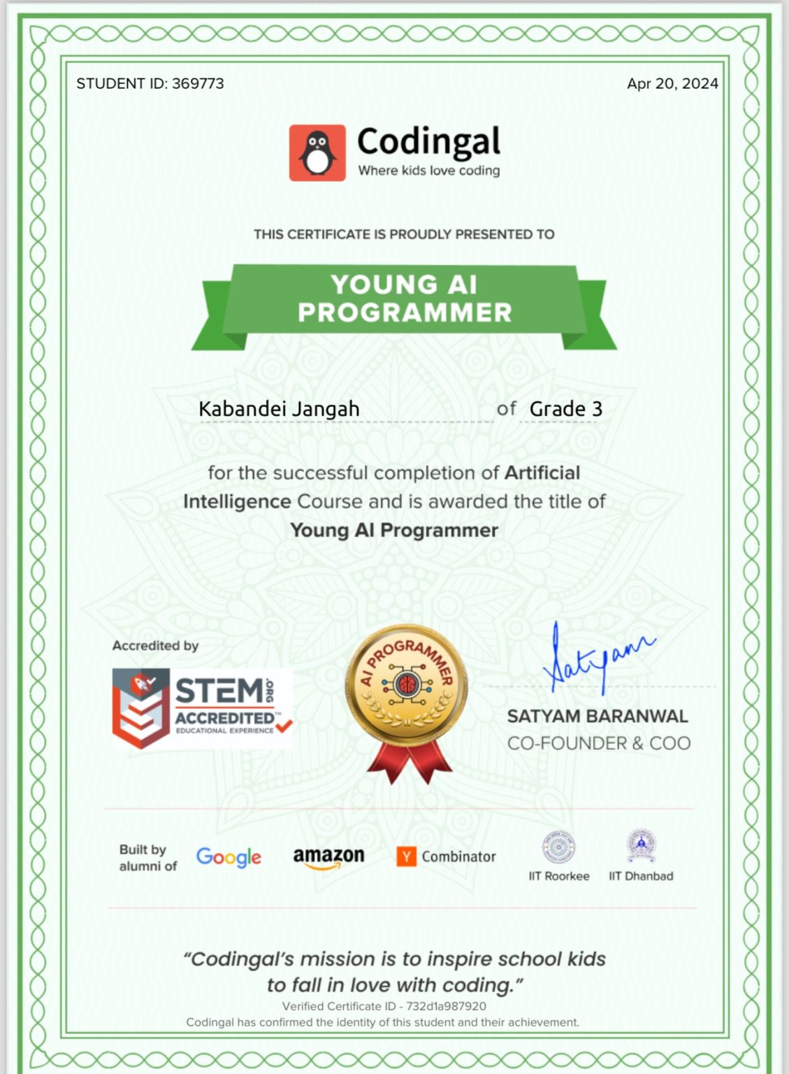 Patricia Olayemi Jangah (Neè Buckle),CHRP on LinkedIn: #codingforkids # ... Patricia Olayemi Jangah (Neè Buckle),CHRP on LinkedIn: #codingforkids # ...