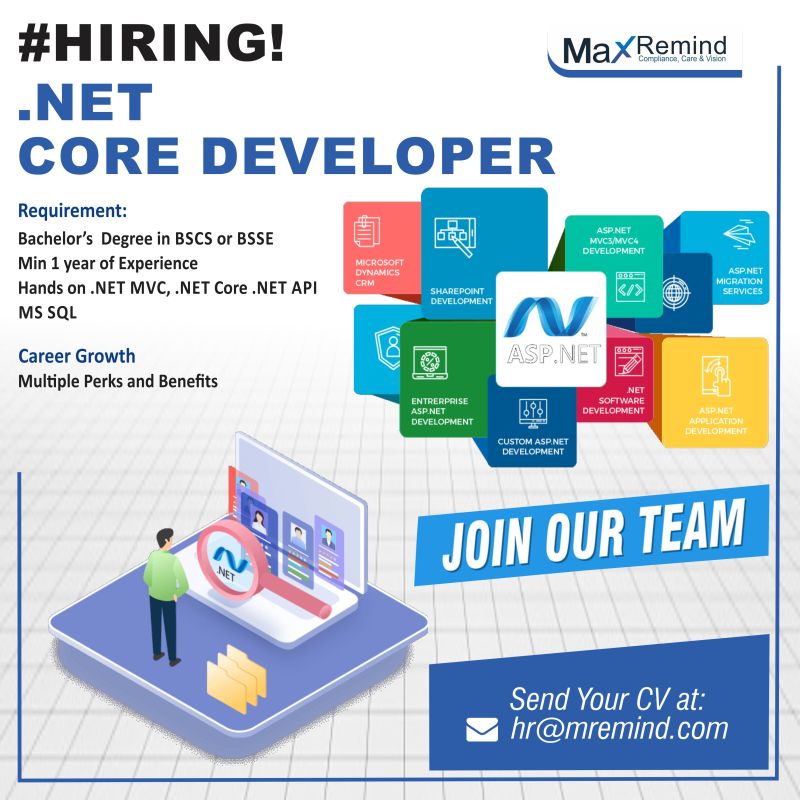 MaxRemind Inc on LinkedIn: #dotnetdeveloper #dotnetjobs #dotnetcore # ... MaxRemind Inc on LinkedIn: #dotnetdeveloper #dotnetjobs #dotnetcore # ...