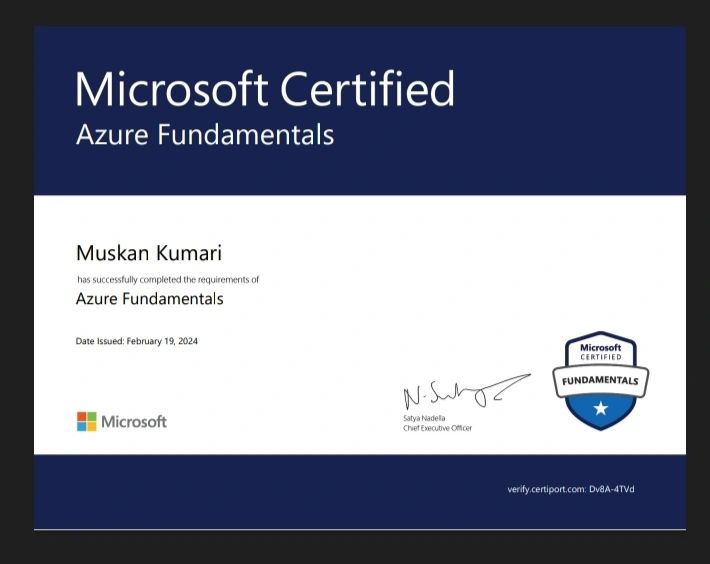 Muskan Kumari on LinkedIn: #microsoft Muskan Kumari on LinkedIn: #microsoft