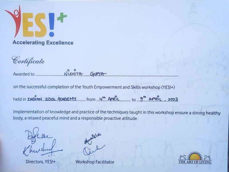 Nishita Gupta on LinkedIn: #yes Nishita Gupta on LinkedIn: #yes