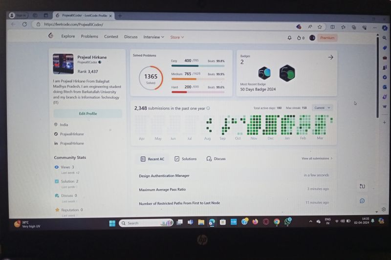 Prajwal Hirkane on LinkedIn: #365daychallenge #leetcode #dailycoding # ... Prajwal Hirkane on LinkedIn: #365daychallenge #leetcode #dailycoding # ...